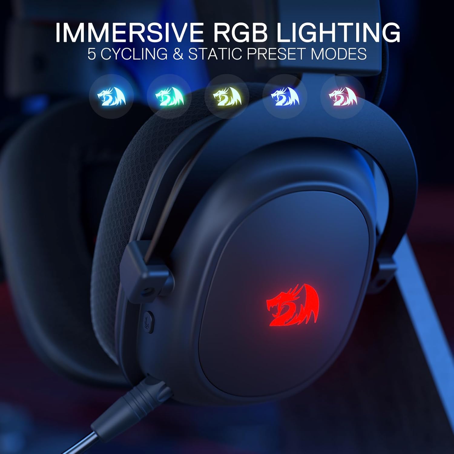 Redragon H510 Zeus PRO RGB Wireless Gaming Headset – TechnicaMV