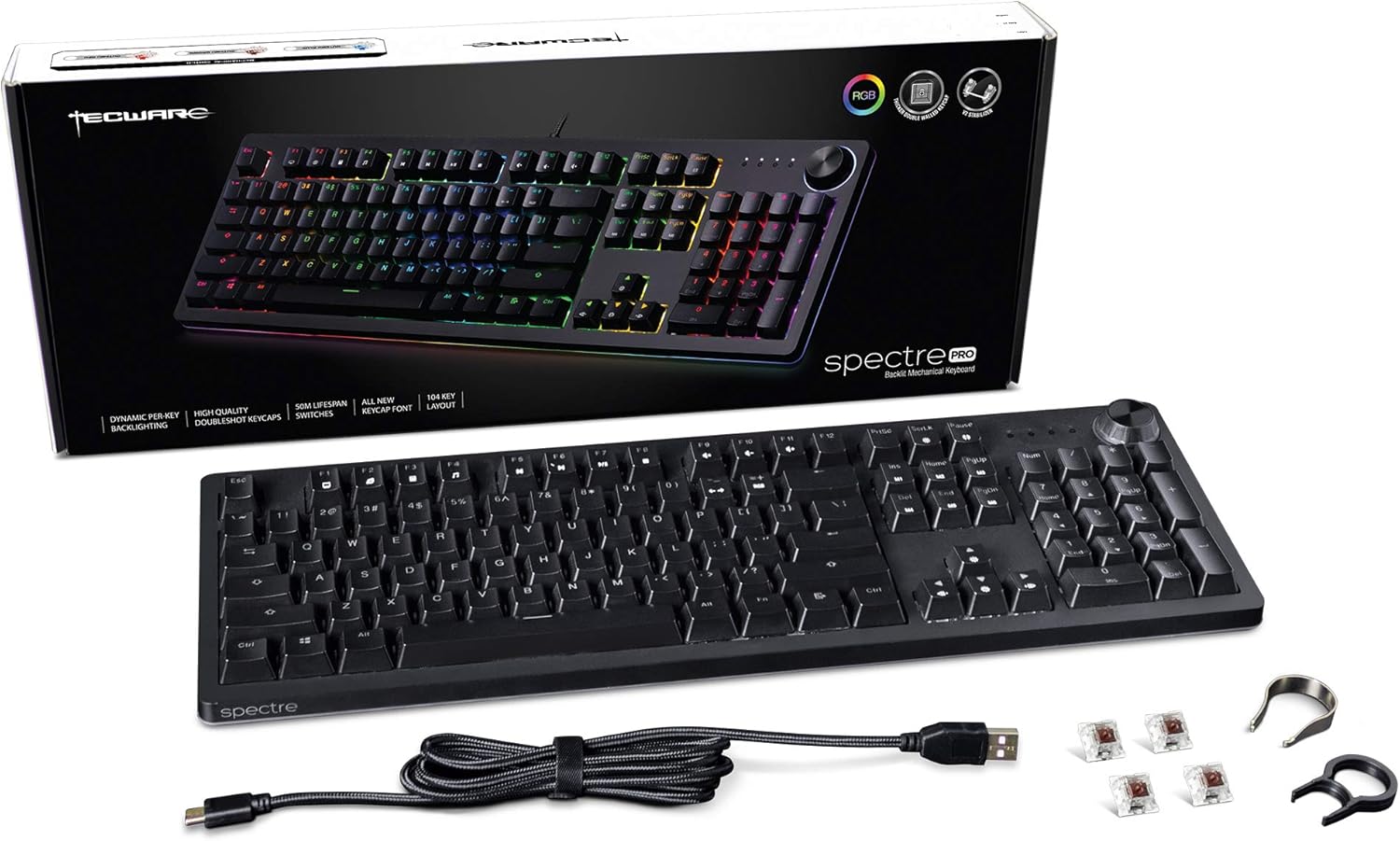 TECWARE Spectre Pro RGB Mechanical Keyboard – TechnicaMV