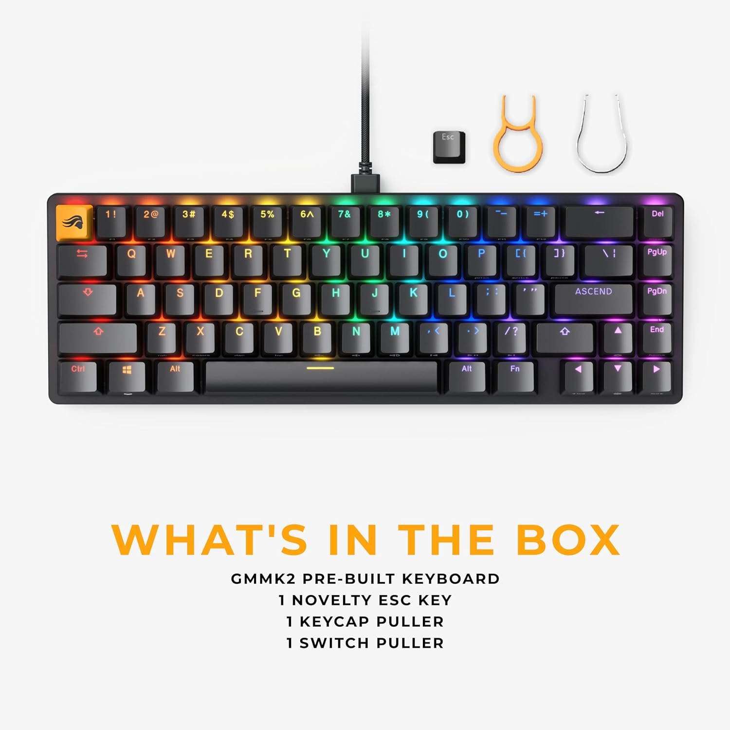 GLORIOUS Gaming GMMK 2 - TKL - Custom 65% Keyboard ( Black ) – TechnicaMV