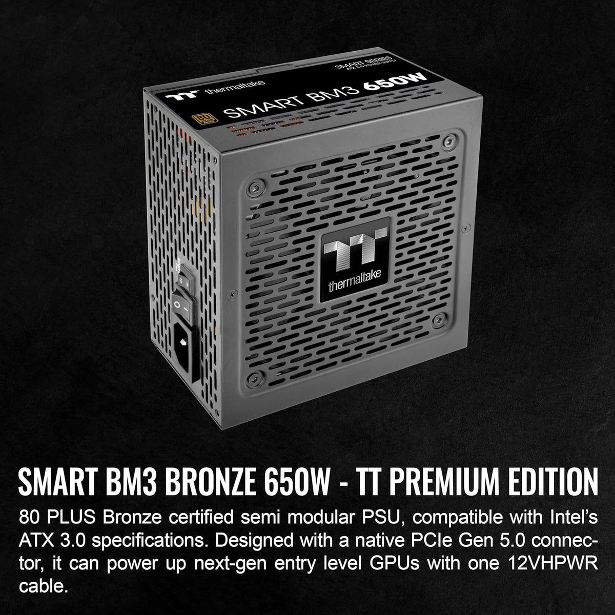 Thermaltake Smart BM3 650W 80 PLUS Bronze Power Supply – TechnicaMV